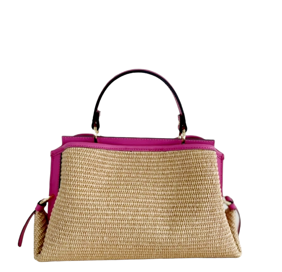 Borse a mano in Rafia e/o Rafia e Pelle – TEMPLE WOMAN